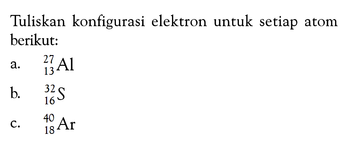 Contoh Soal Konfigurasi Elektron Beserta Pembahasannya Struktur Lewis: