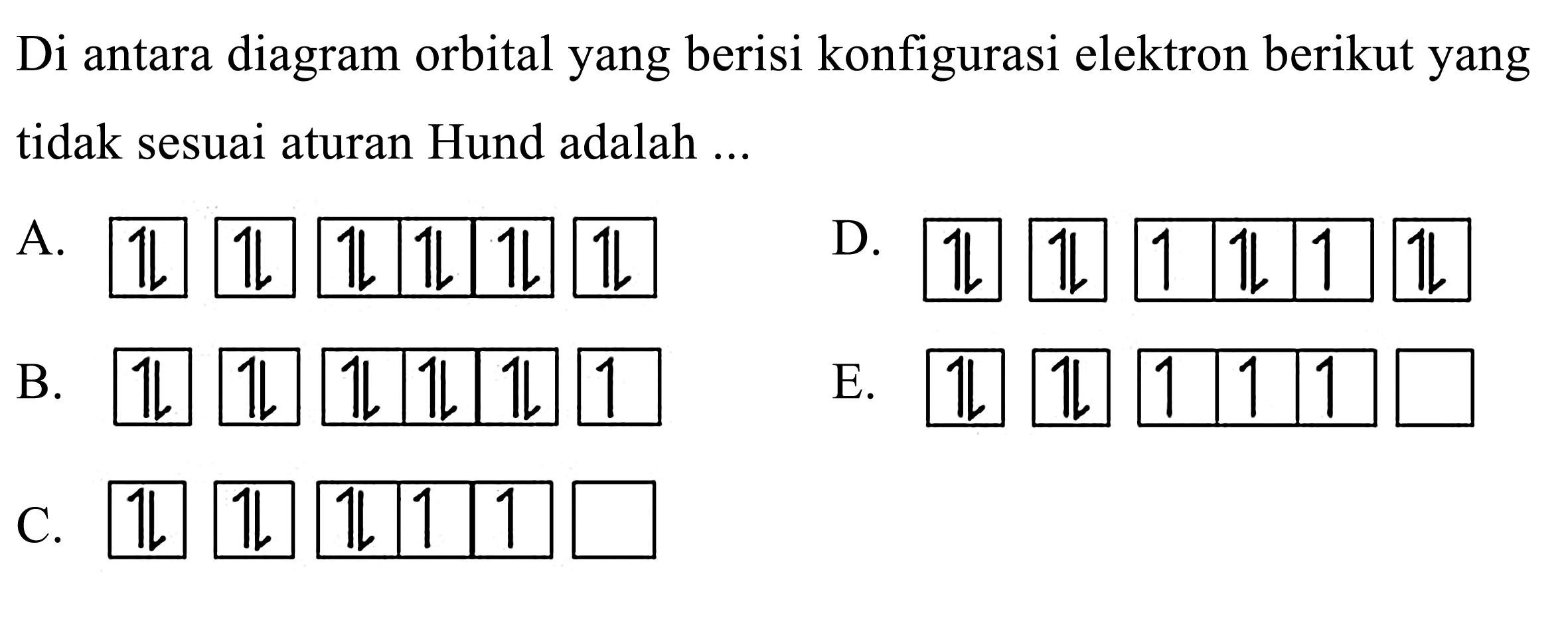1 Tentukan Konfigurasi Elektron Dan Diagram Orbital Dari Konfigurasi
